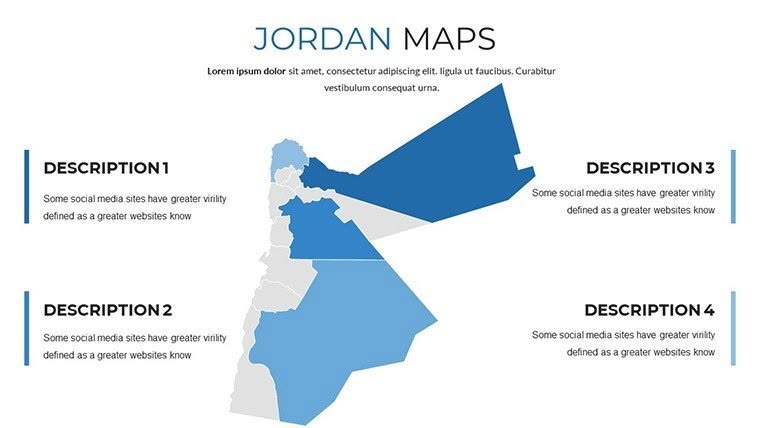 Jordan PowerPoint Maps Template - Presentation
