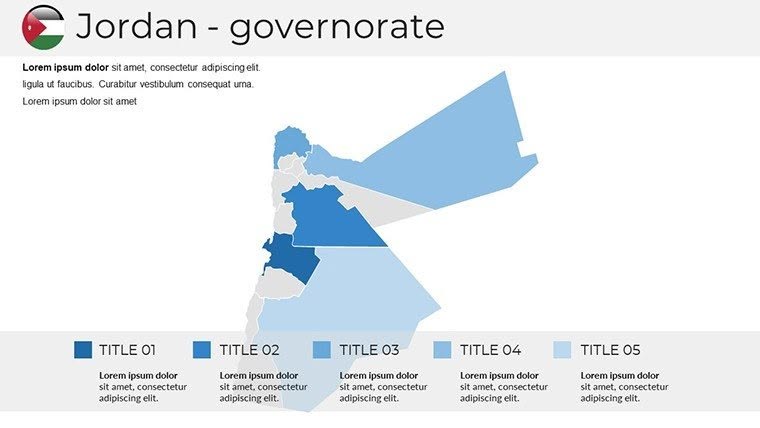 Jordan PowerPoint Maps Template - Presentation