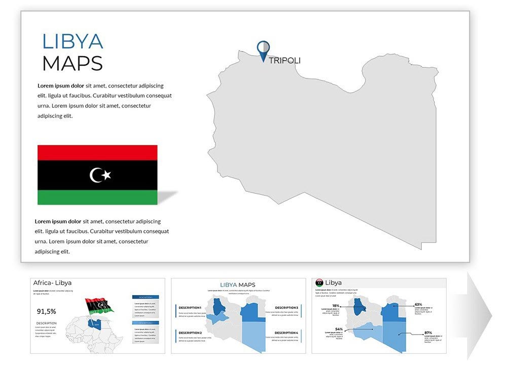 Libya PowerPoint maps | ImagineLayout.com