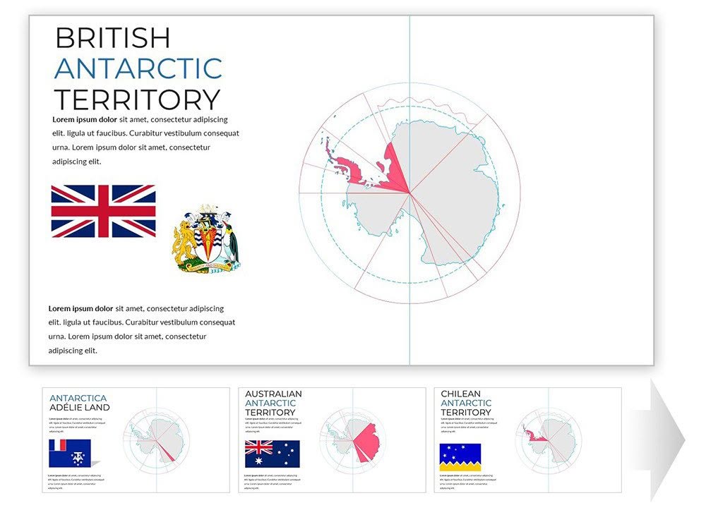 Antarctica PowerPoint maps | ImagineLayout.com