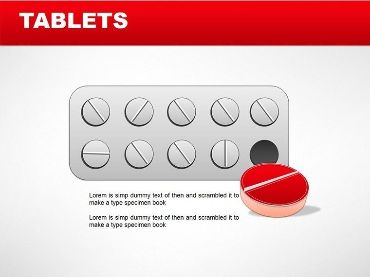 Download Medication Tablets PowerPoint Shapes | Professional Templates